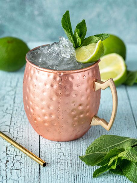 Recette cocktail Cranberry Moscow Mule - Destination Cocktails